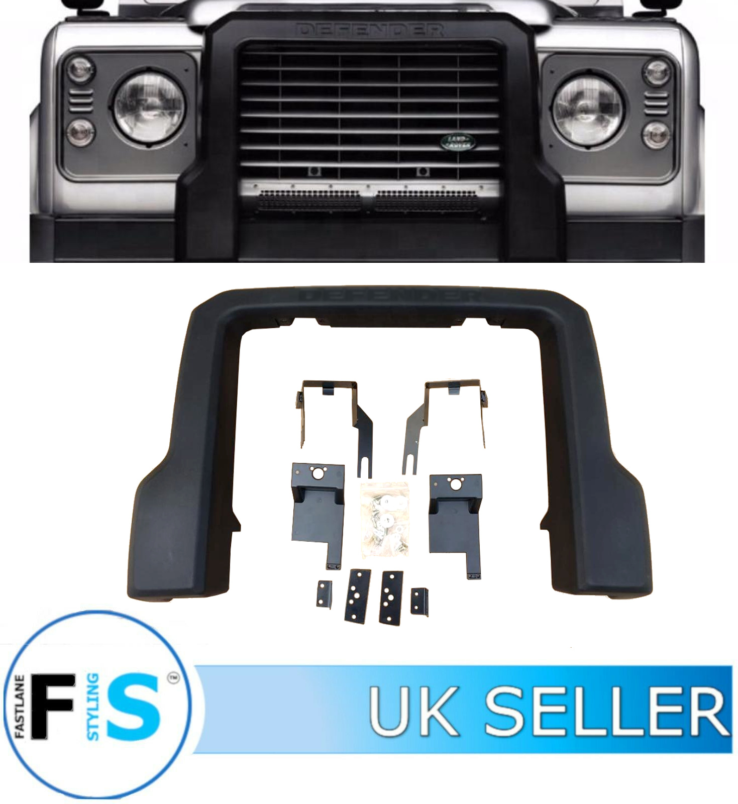 LAND ROVER DEFENDER 90 110 130 FRONT BUMPER A FRAME PROTECTION BAR ...
