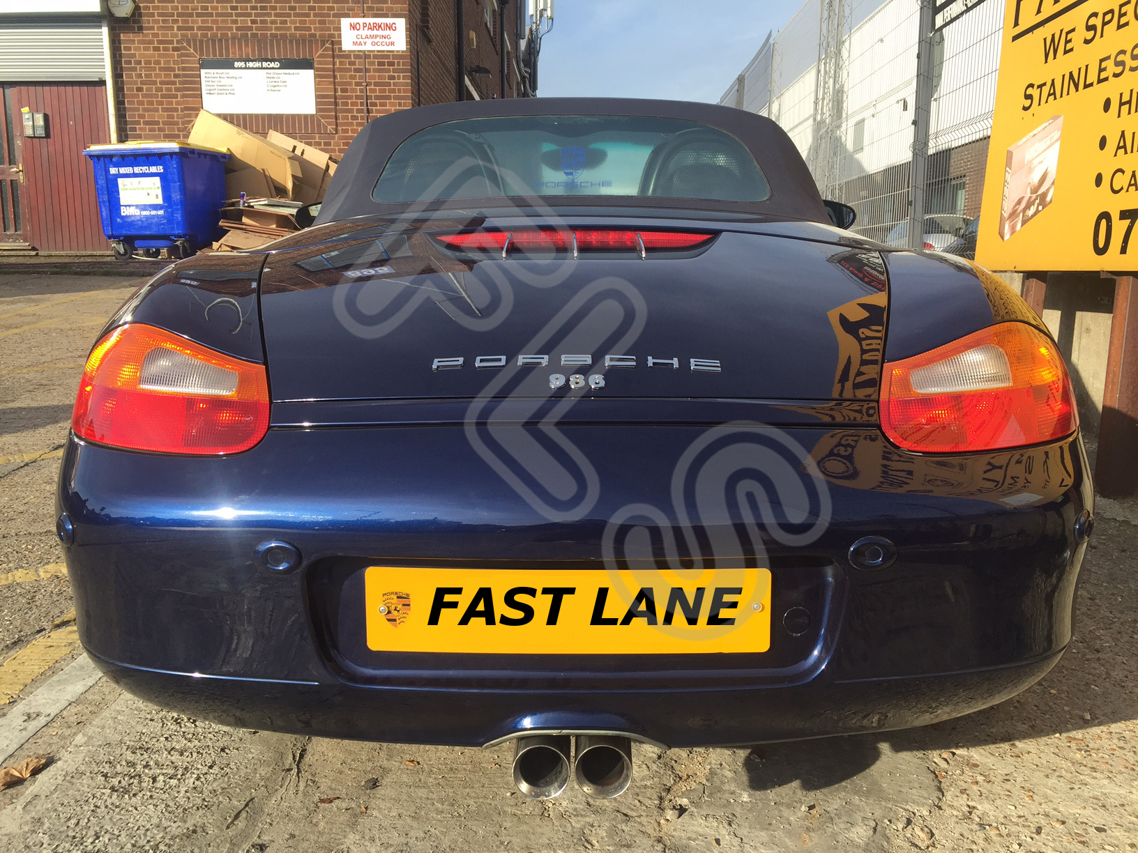 PORSCHE BOXSTER 986 STAINLESS STEEL PERFORMANCE STRAIGHT PIPE EXHAUST ...