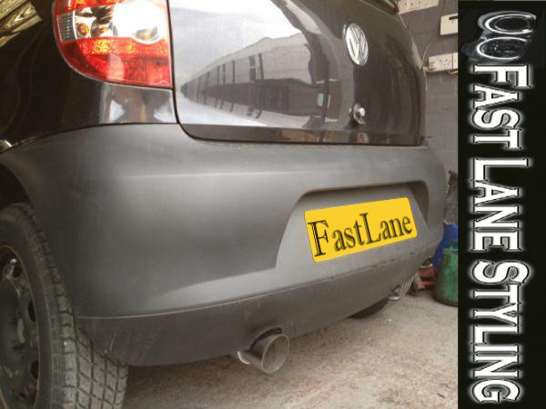 VW Fox Custom Built Stainless Steel Exhaust Back Box | eBay