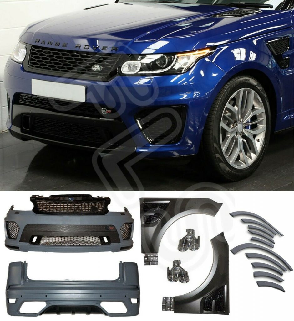 FOR RANGE ROVER SPORT L494 2014-18 FULL SVR STYLE BODY KIT BUMPER ...