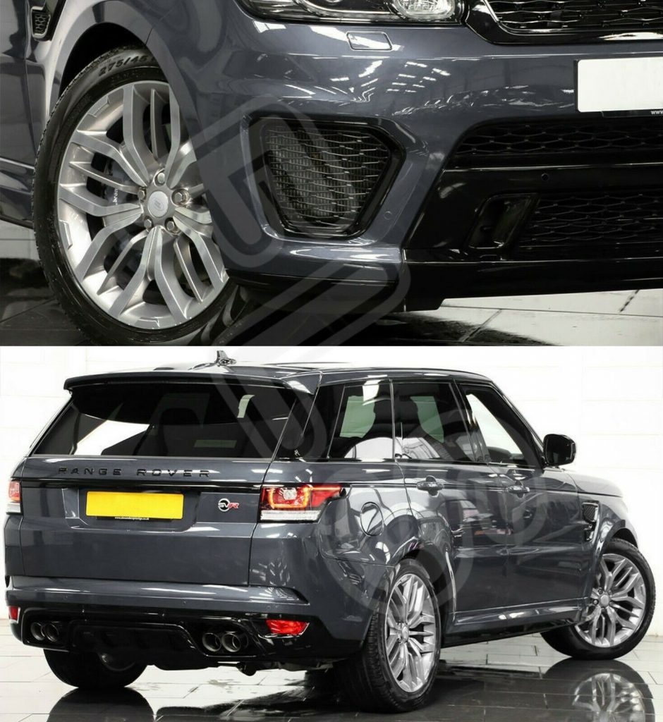 FOR RANGE ROVER SPORT L494 2014-18 FULL SVR STYLE BODY KIT BUMPER ...