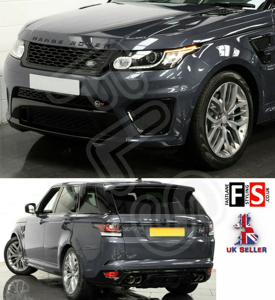 FOR RANGE ROVER SPORT L494 2014-18 FULL SVR STYLE BODY KIT BUMPER ...