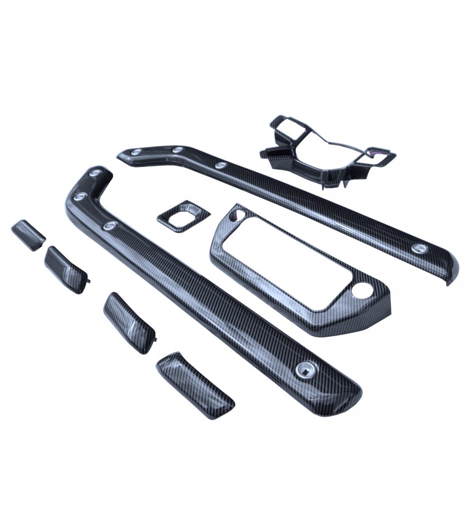 INTERIOR TRIM KIT CARBON FIBRE LOOK FOR LAND ROVER DEFENDER L663 2020 ...