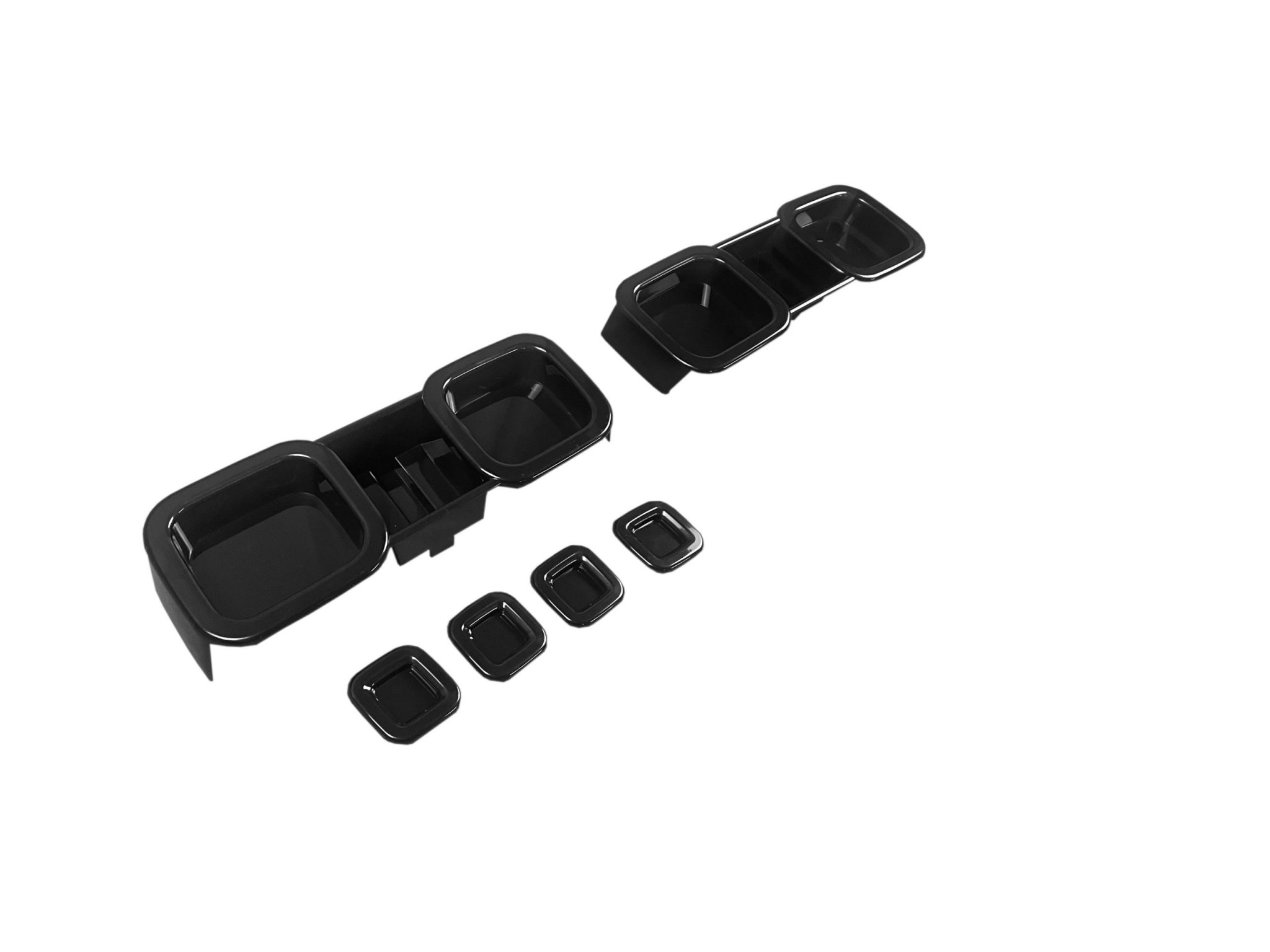 BLACK SMOKED LOOK REAR TAIL LIGHT COVER FOR LAND ROVER DEFENDER 2020 ...
