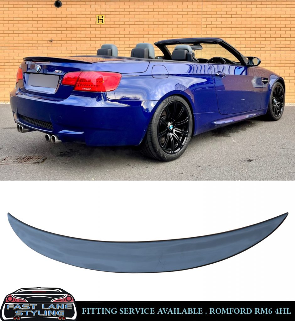 BMW 3 SERIES E93 CONVERTIBLE M PERFORMANCE REAR BOOT SPOILER GLOSS ...