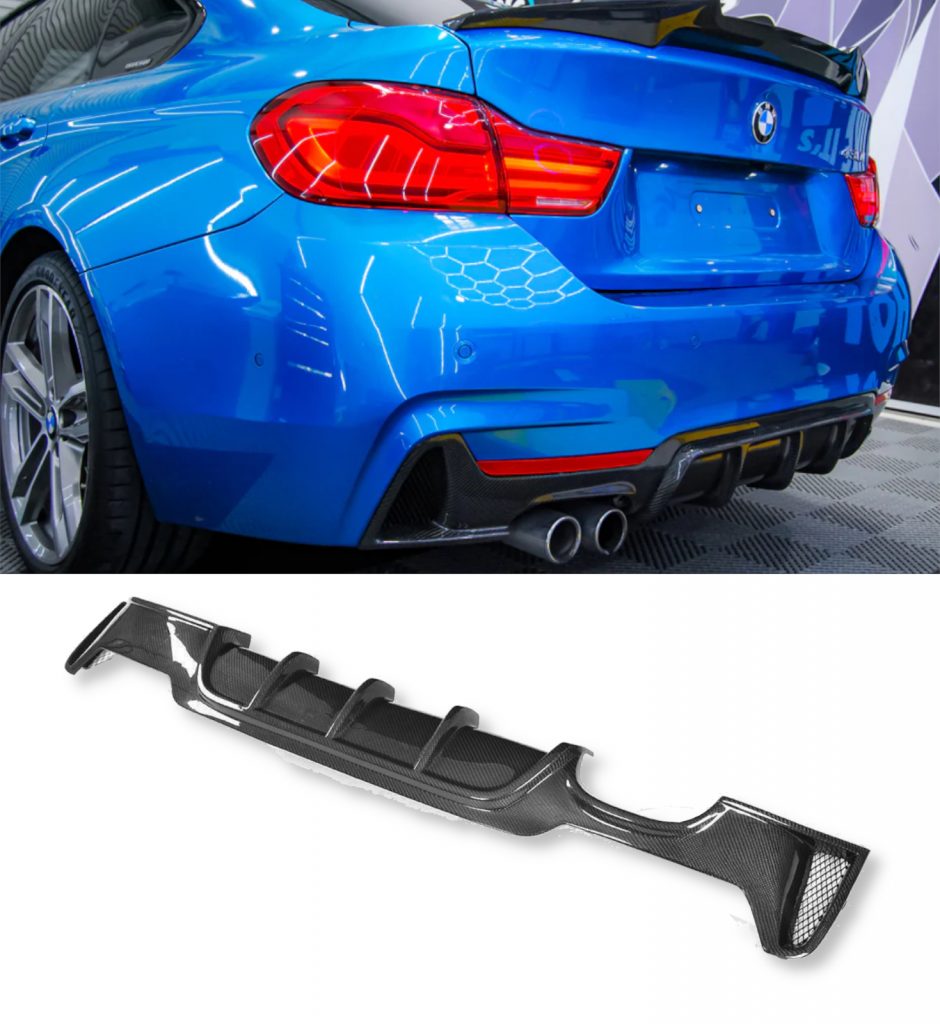 BMW 4 SERIES F32 F33 F36 PERFORMANCE M SPORT REAR DIFFUSER – Fastlane ...
