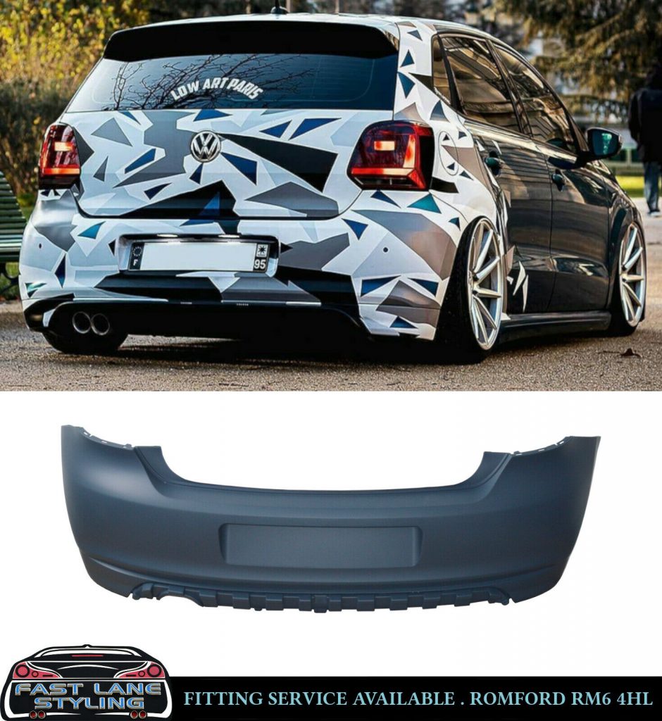 VW POLO MK5 6R REAR BUMPER KITS PRIMED R-LINE LOOK 2009-2017 – Fastlane ...