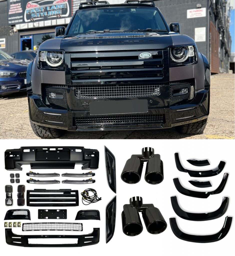 FOR LAND ROVER DEFENDER L663 LM BODY KIT BUMPER GRILLE ARCHES EXHAUSTS ...