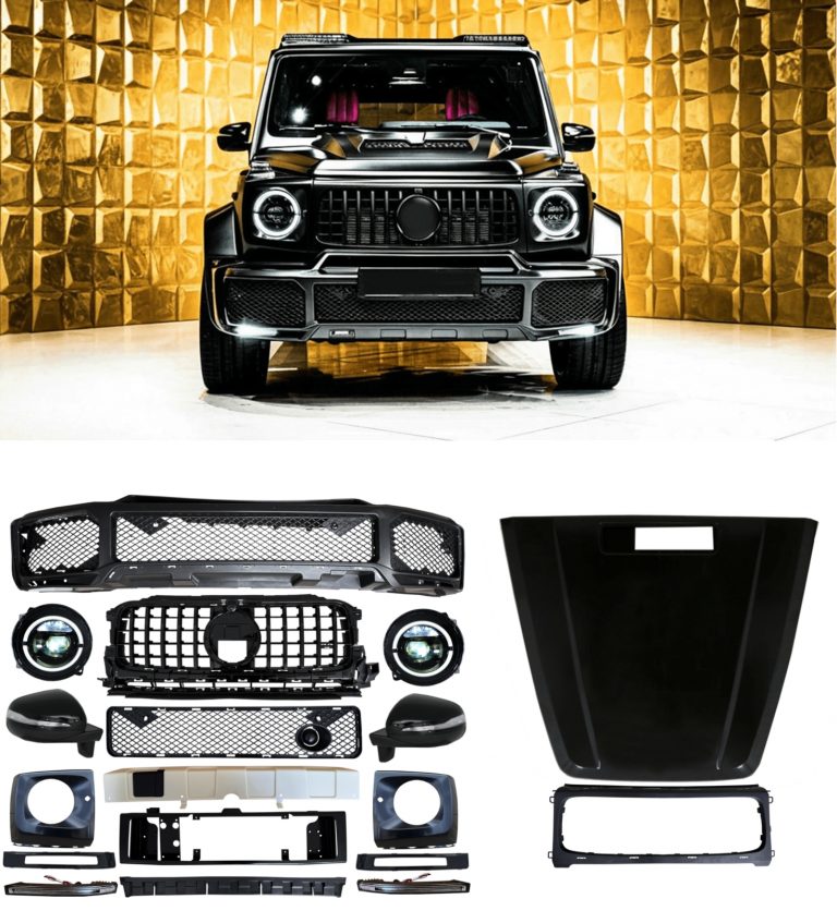 MERCEDES G CLASS W463 TO W464 FACELIFT CONVERSION BODY KIT G WAGON B ...