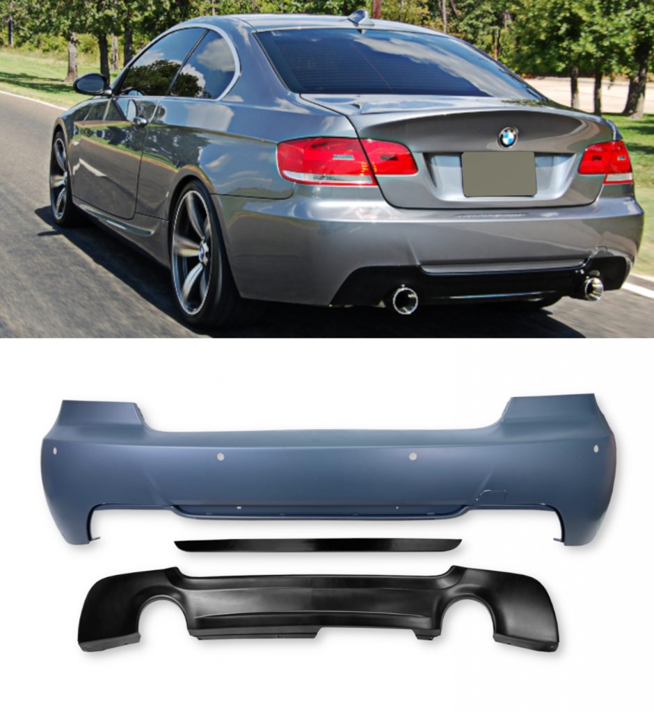 BMW E92 E93 PRE-LCI FULL BODY KIT M SPORT STYLE BUMPERS DIFFUSER SIDE ...